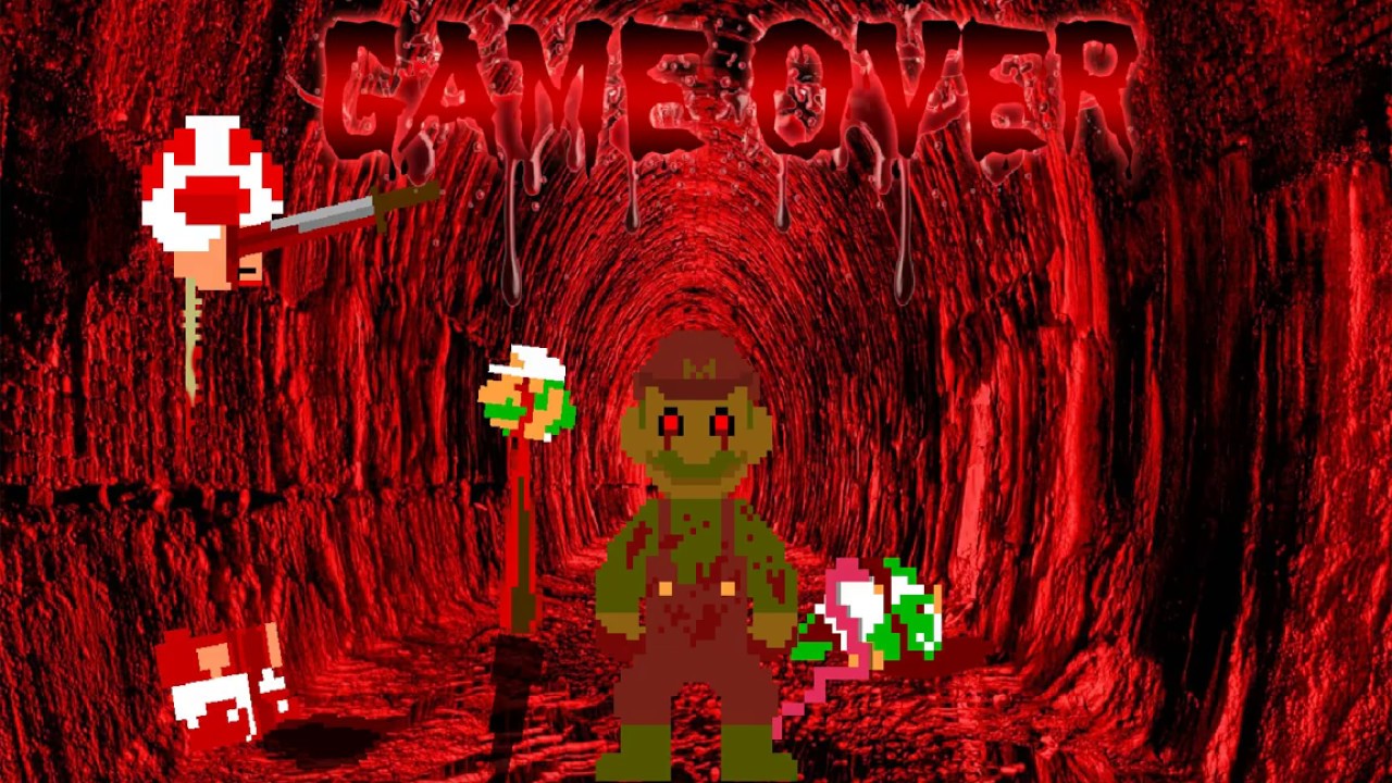 لعبة ماريو رعب super mario bros horror game超级马里奥兄弟恐怖游戏 - YouTube