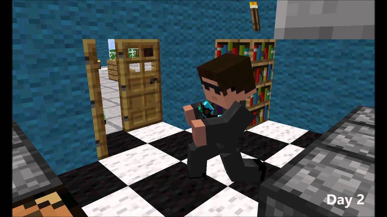 Minecraft Animation: Day 2 - YouTube