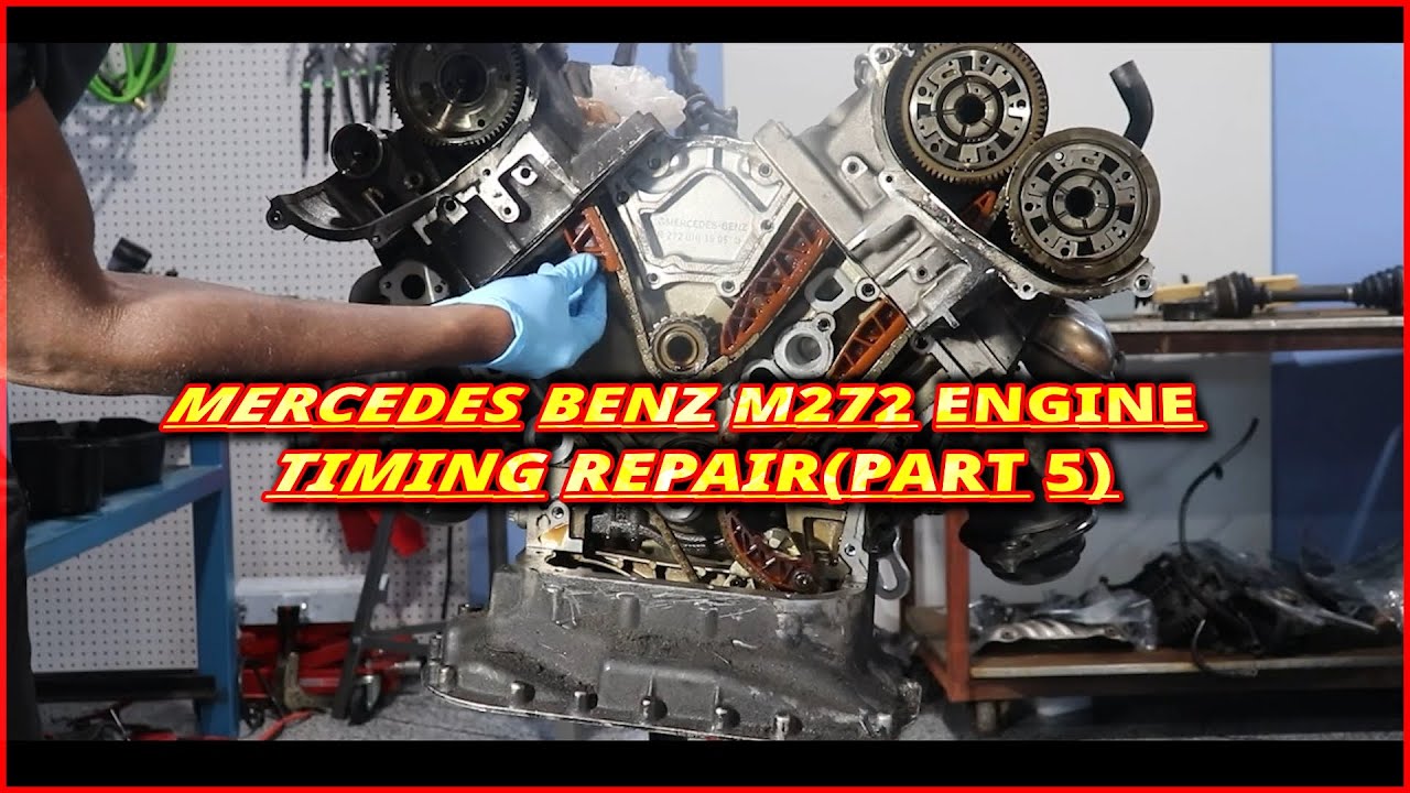 Mercedes Benz M272 Engine Timing Repair (PART 5: Head Removal, Guide ...