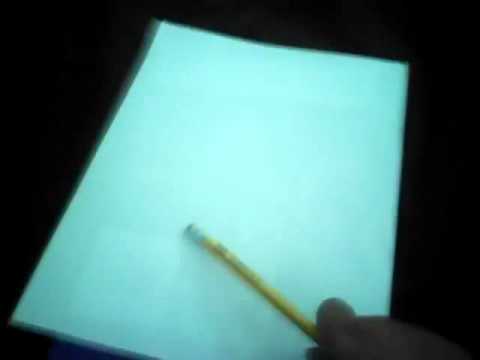 How to draw a shadow monster - YouTube