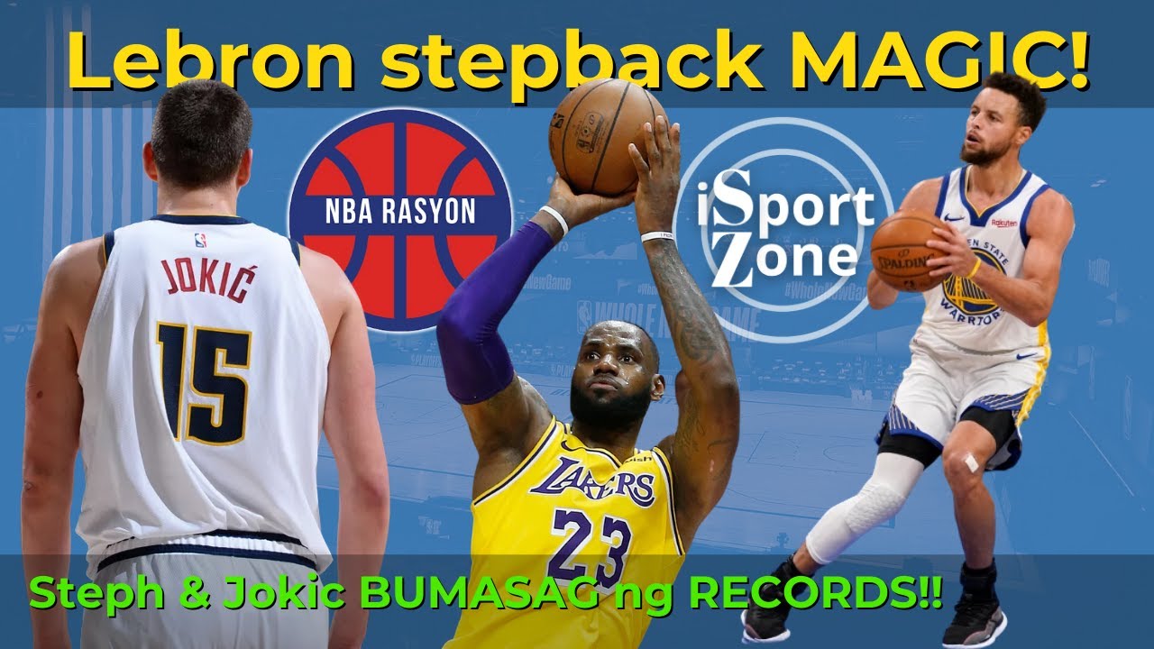 Lebron STEP BACK 3s ISINALBA Ang Lakers! Steph Curry 57pts ...