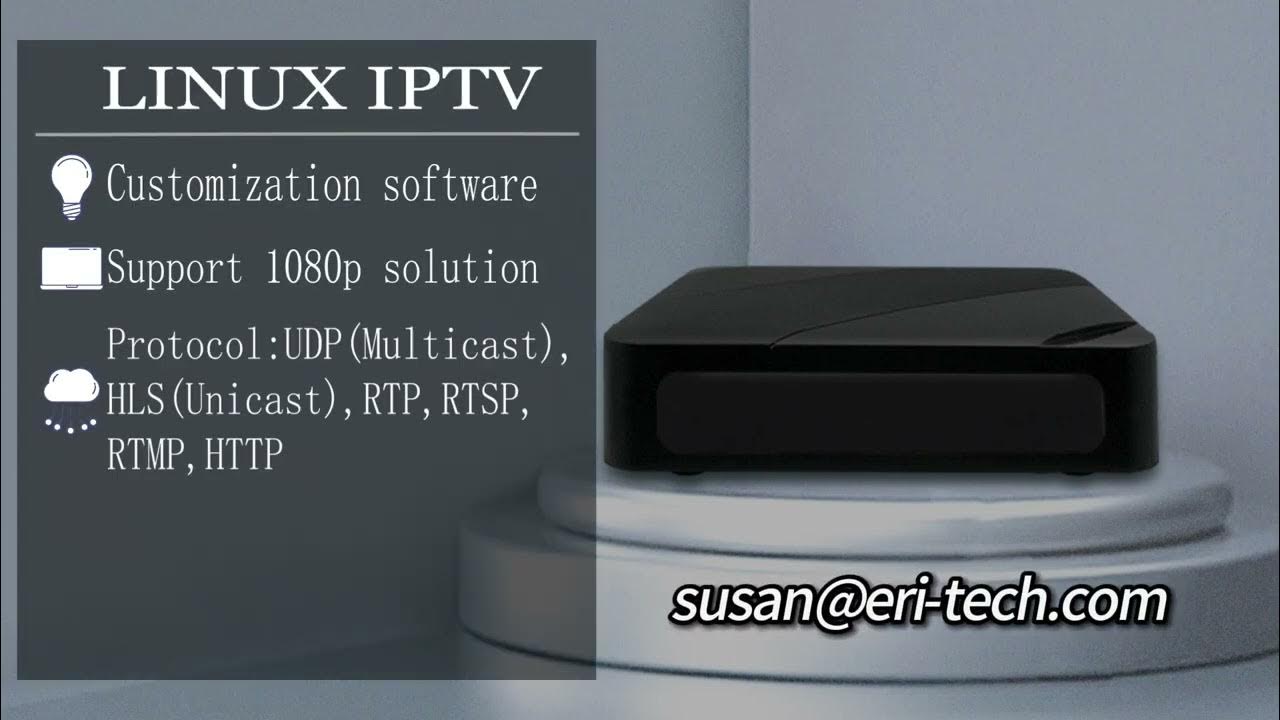 Customize Linux IPTV Box HEVC Decoder Lan Port Wifi Multicast UDP - YouTube
