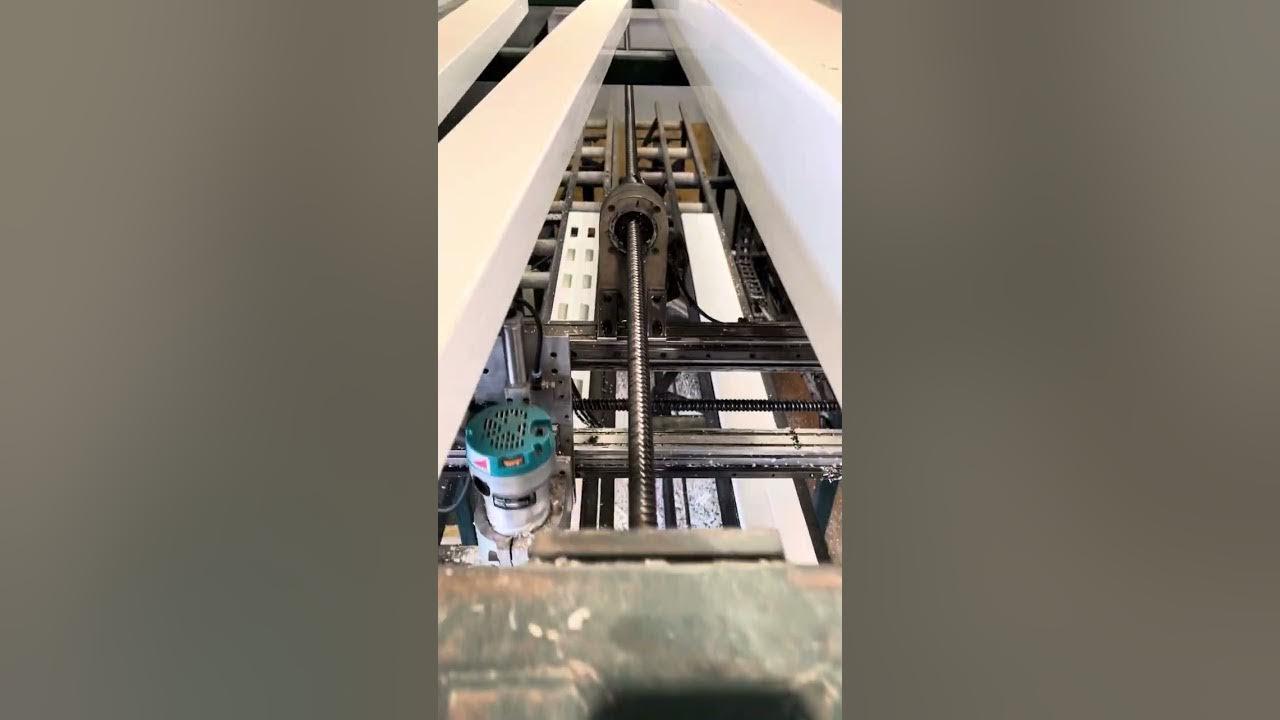 Cmm routing fence rails - YouTube