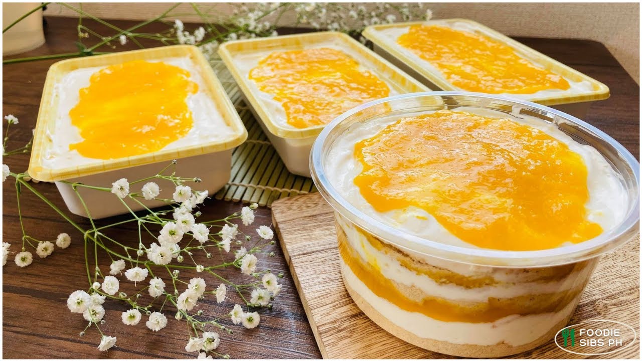 CREAMY & CHEESY MANGO FLOAT | MASARAP NA DESSERT LALO NA NGAYON TAG-INIT | Recipe #: 57 - YouTube