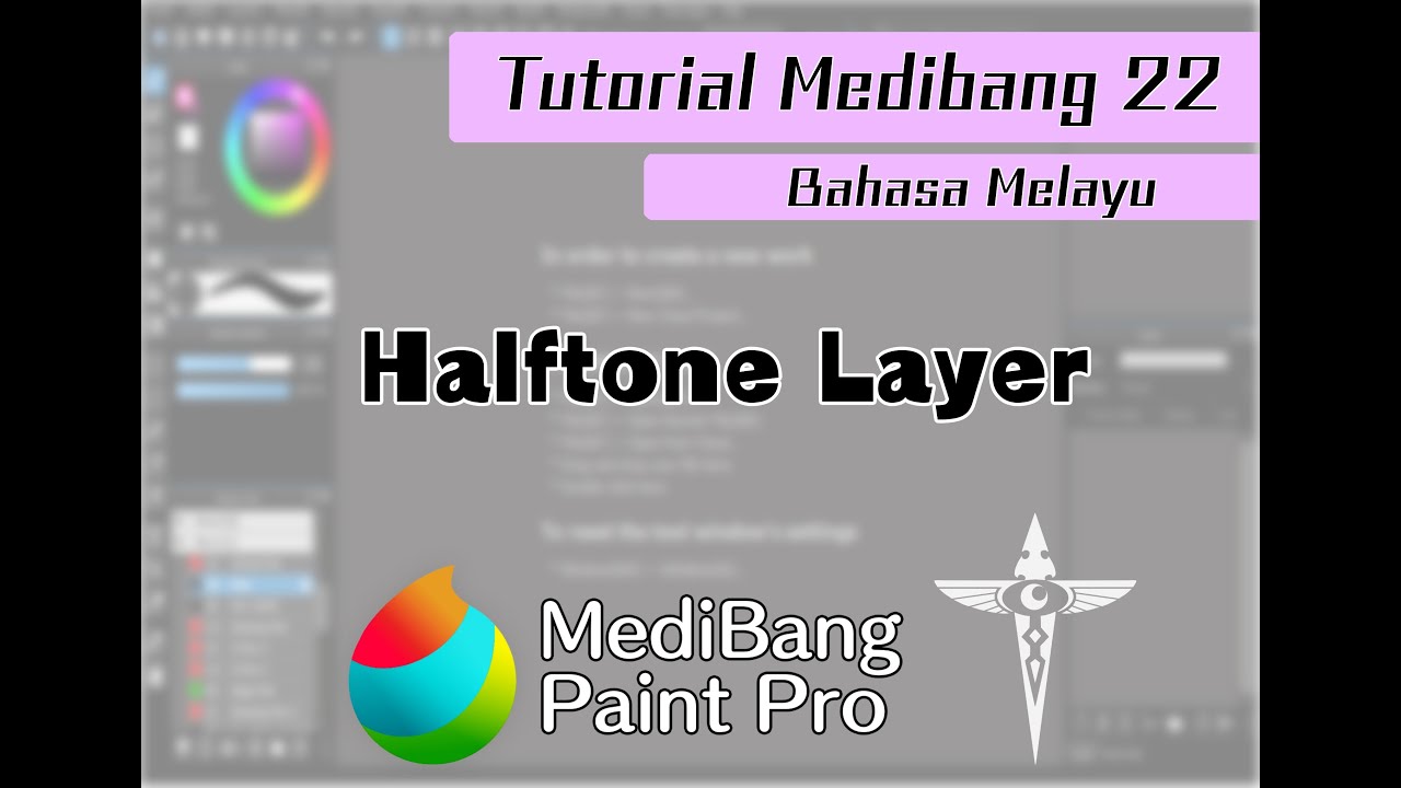 Medibang Tutorial 22 Layer Halftone [B. Melayu] - YouTube