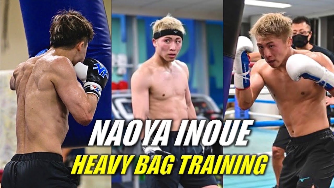 Naoya Inoue Heavy Bag Training - YouTube