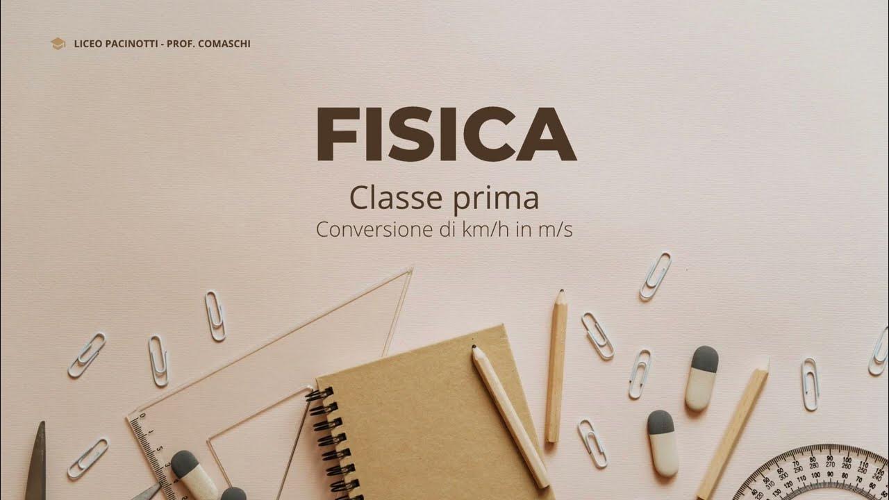 conversione-di-km-h-in-m-s-youtube