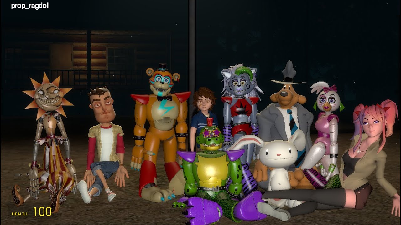 Gmod Fnaf Security Breach! Vanessa's Revenge! Gregory657's 100th ...