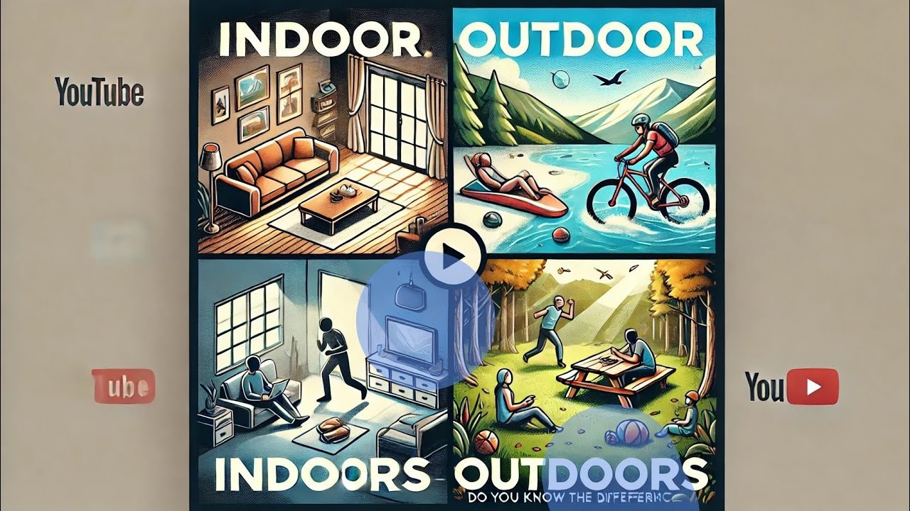 Indoor, Outdoor, Indoors Outdoors:Você Realmente Sabe a Diferença ...