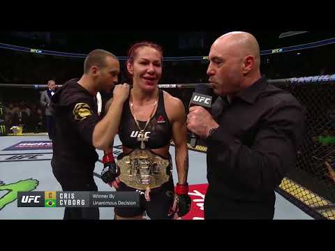 UFC 219: Cris Cyborg - Octagon Interview