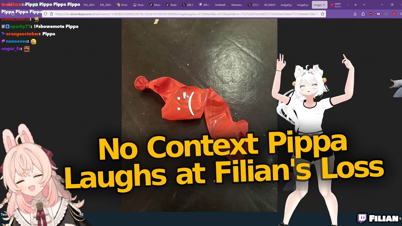 Some Context Pippa Laughs at Filian's Balloon Lose. - YouTube