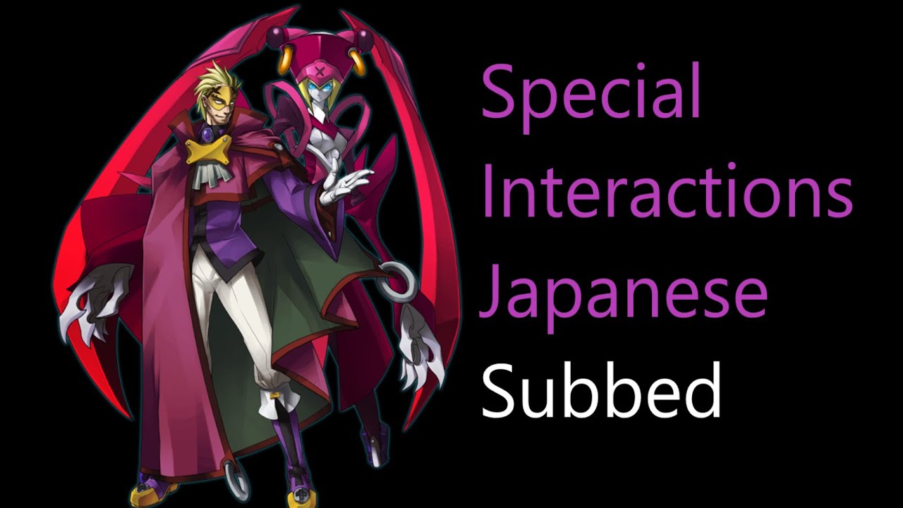 BlazBlue Continuum Shift Extend Relius Clover's Special Interactions ...