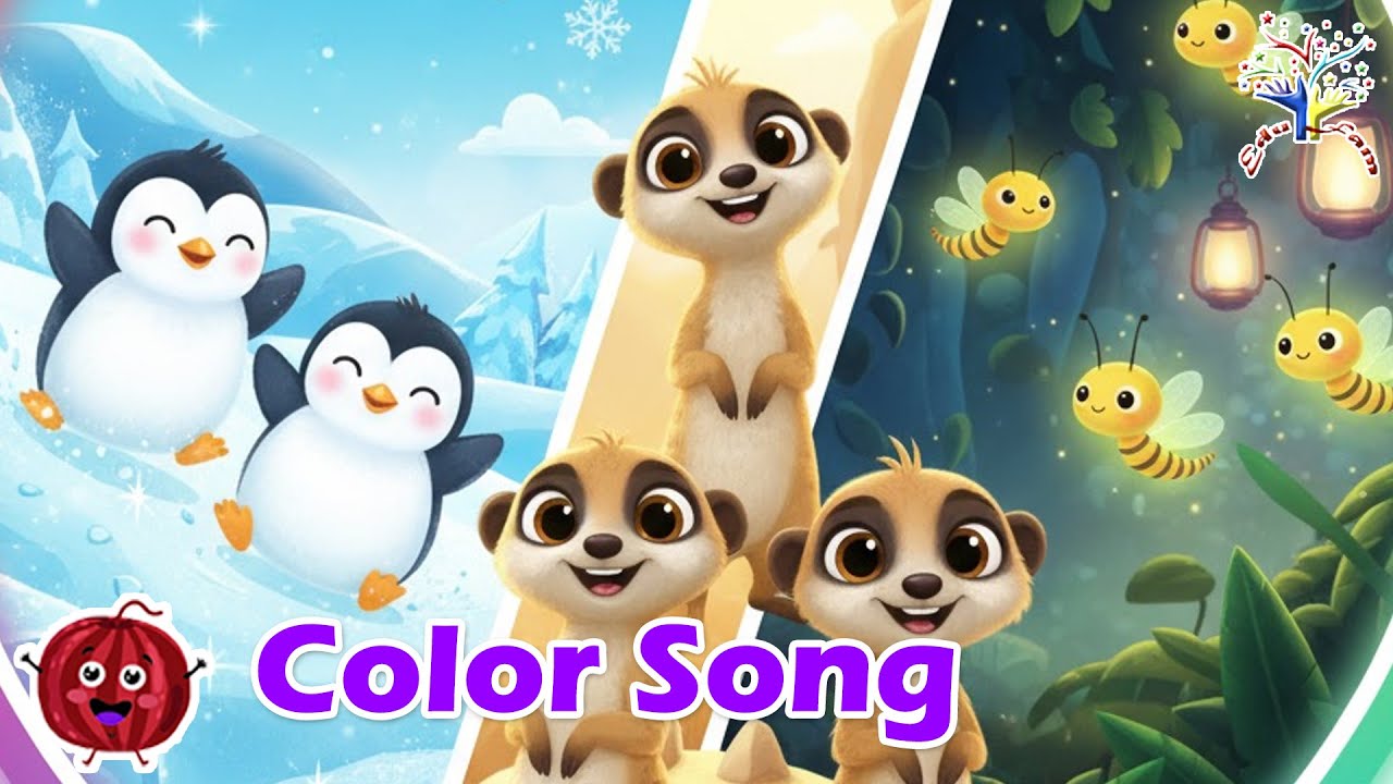 Animal Sound Song | Wiggle, Peek, and Glow! | penguin, meerkat, and ...