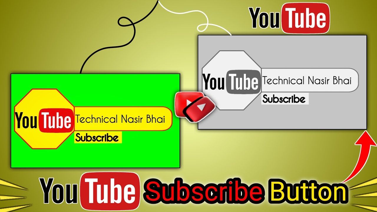 How to make a YouTube Subscribe Button 2023 | subscribe button kaise ...