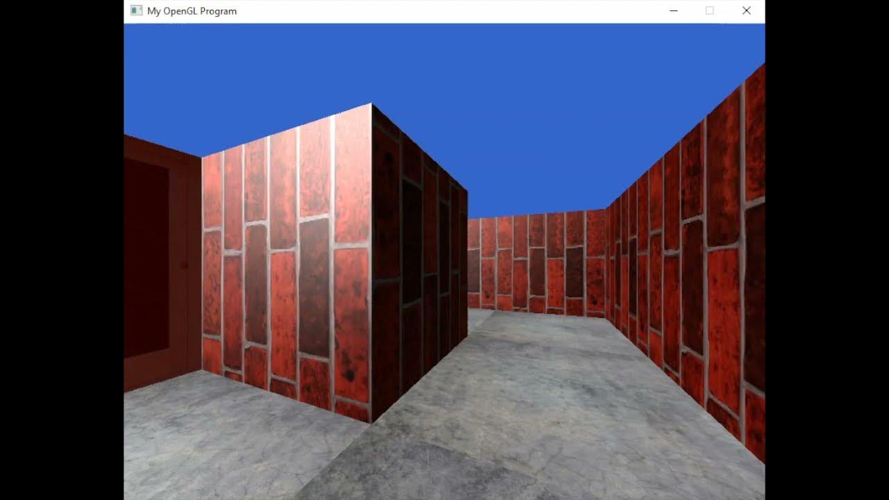 OpenGL game - YouTube