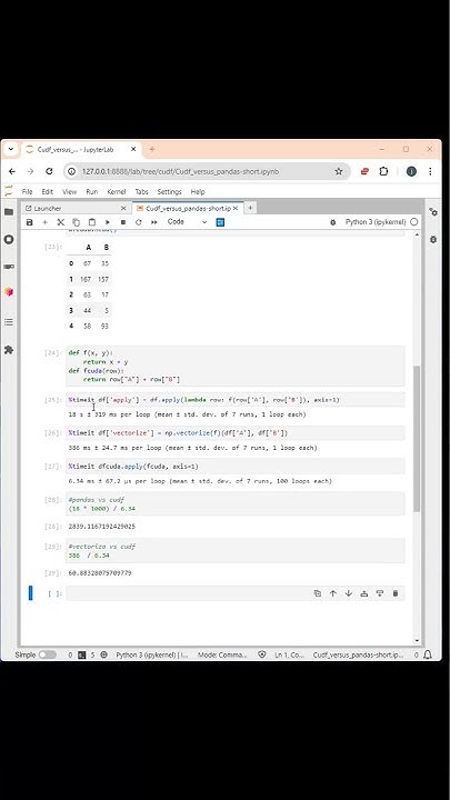 Cudf Rapids Pandas Transformations In Your Gpu Youtube