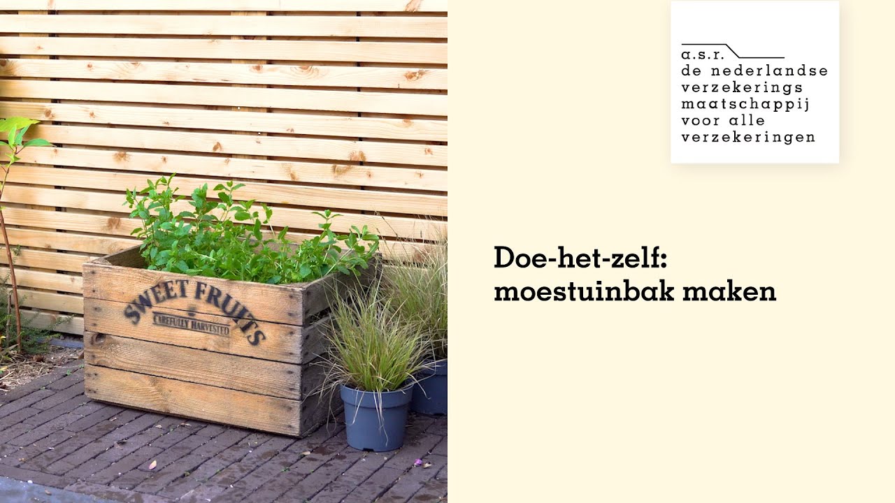 Doe-het-zelf (DIY): moestuinbak maken | a.s.r. duurzaam wonen - YouTube