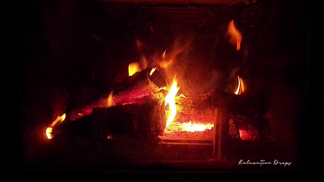 The Sound of a Fireplace | Relaxing Fireplace Sounds | Burning ...
