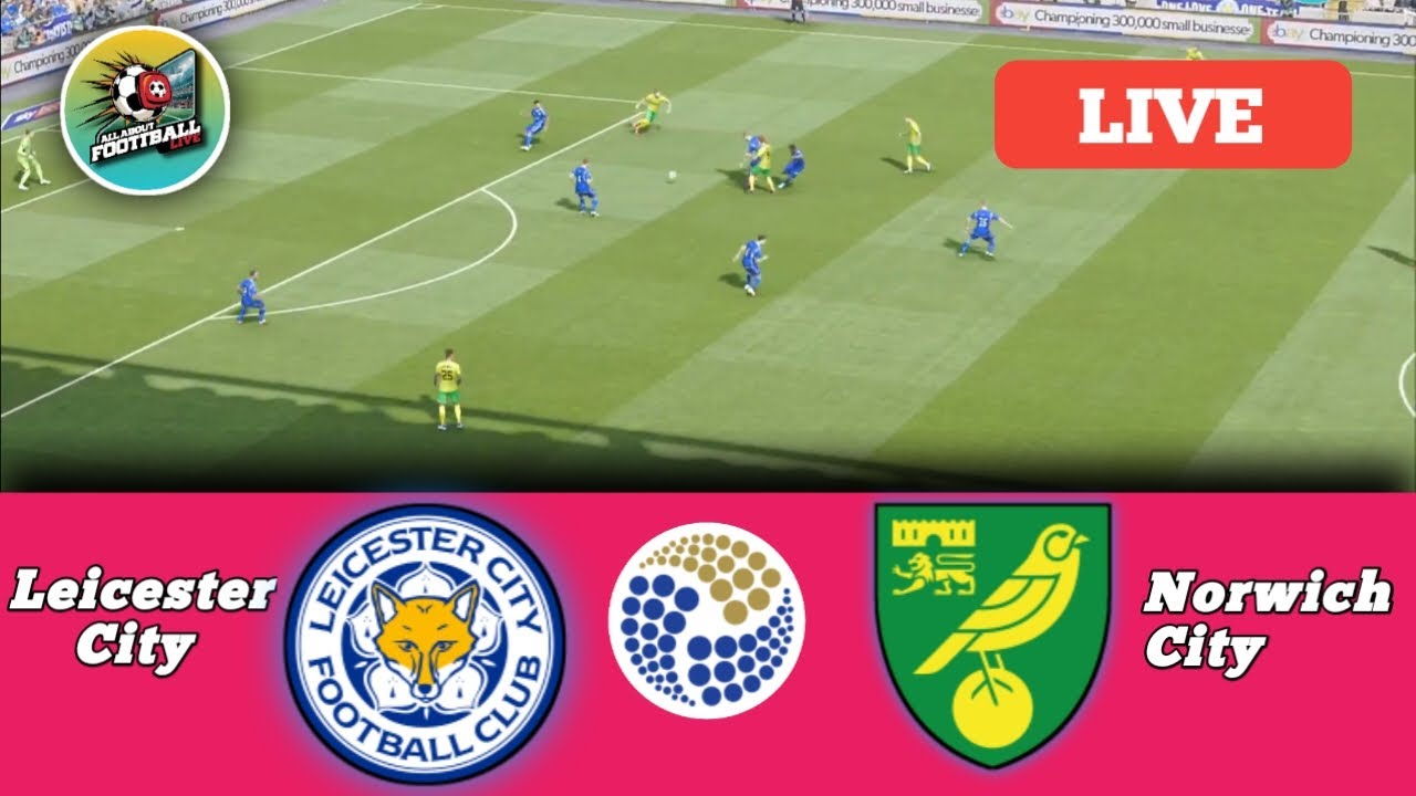 🔴Leicester City vs Norwich City LIVE | EFL Championship 2024 ...