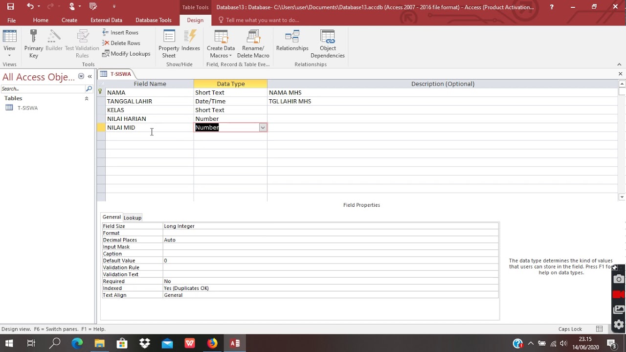 TUTORIAL TABEL 1 - YouTube