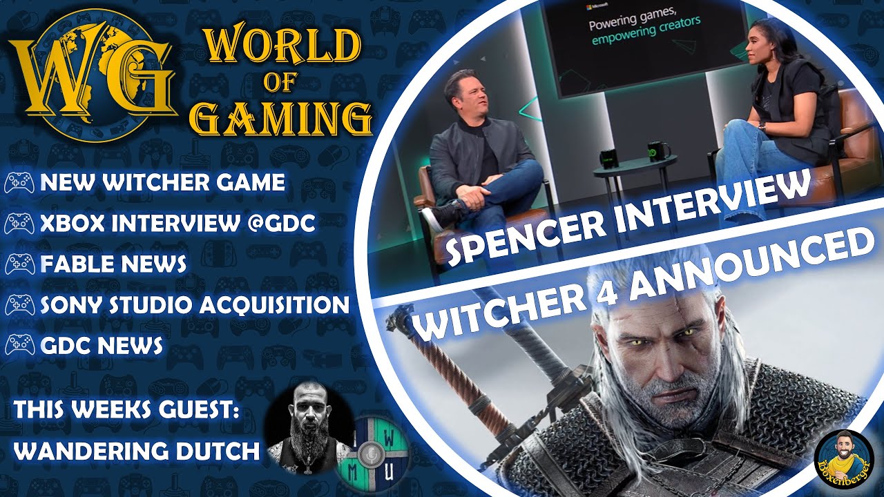 Phil Spencer Interview At GDC | New Witcher Game Announced | GDC Tech ...