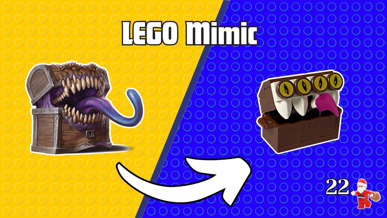How to Build a LEGO Chest Mimic | D&D Advent Calendar Day 22 - YouTube