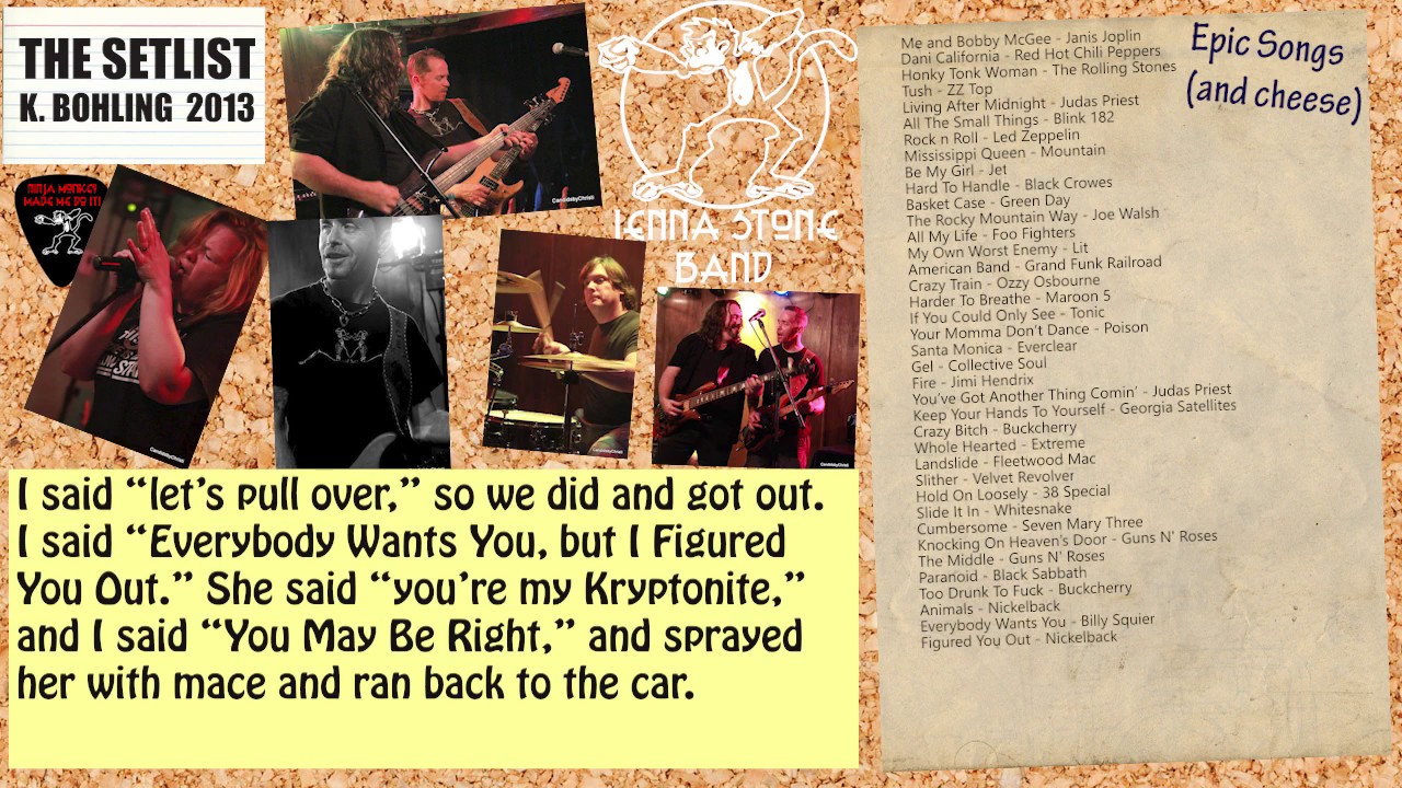 The Setlist by Kevin Bohling - YouTube