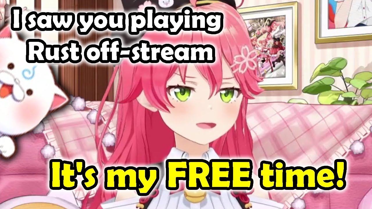 People always spotted Miko playing Rust on other Holomen stream, here's ...