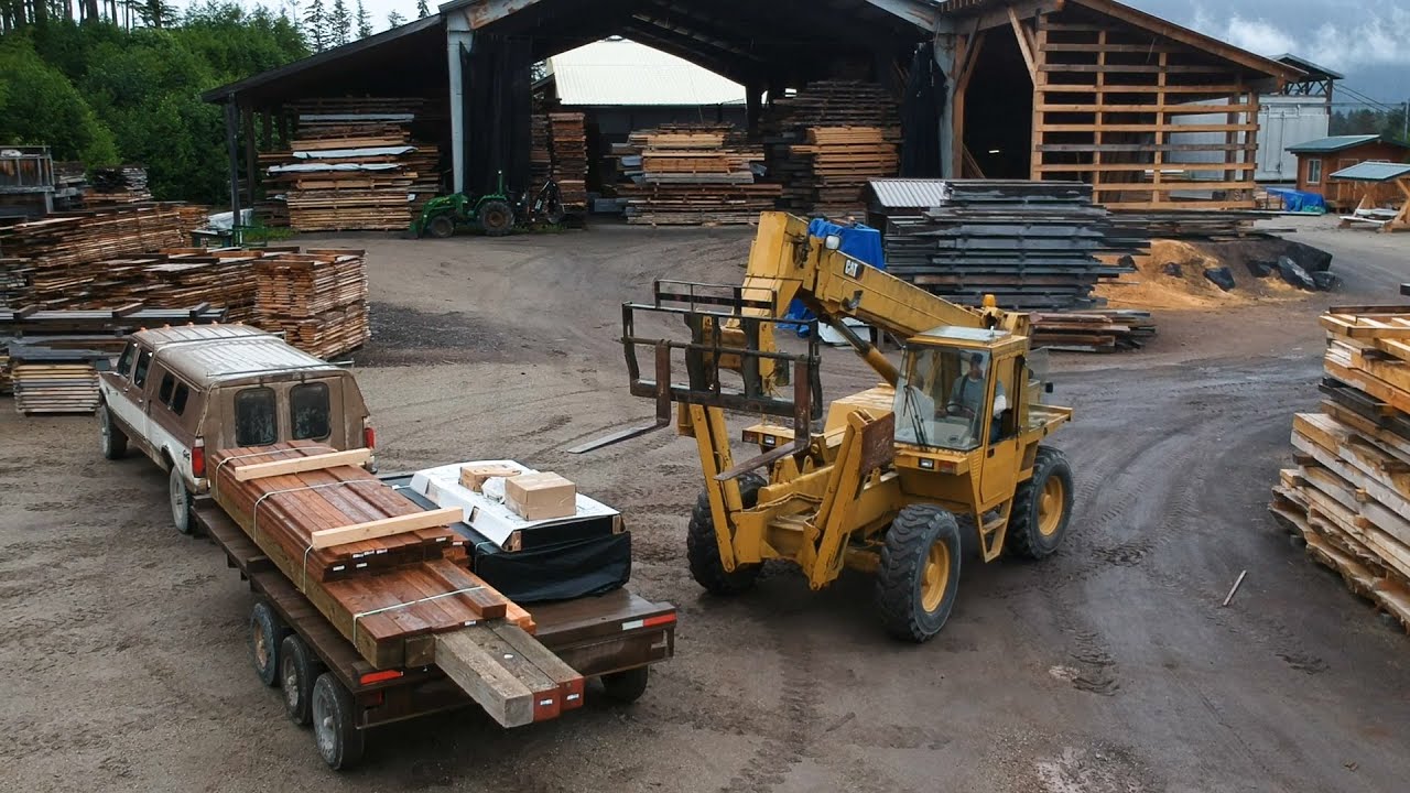 1. Starting Off - The Beginnings of a Remote Cabin Build - YouTube