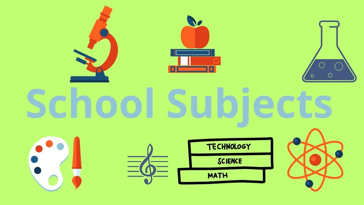 School Subjects| Talking Flashcards|Animated Flashcards - YouTube