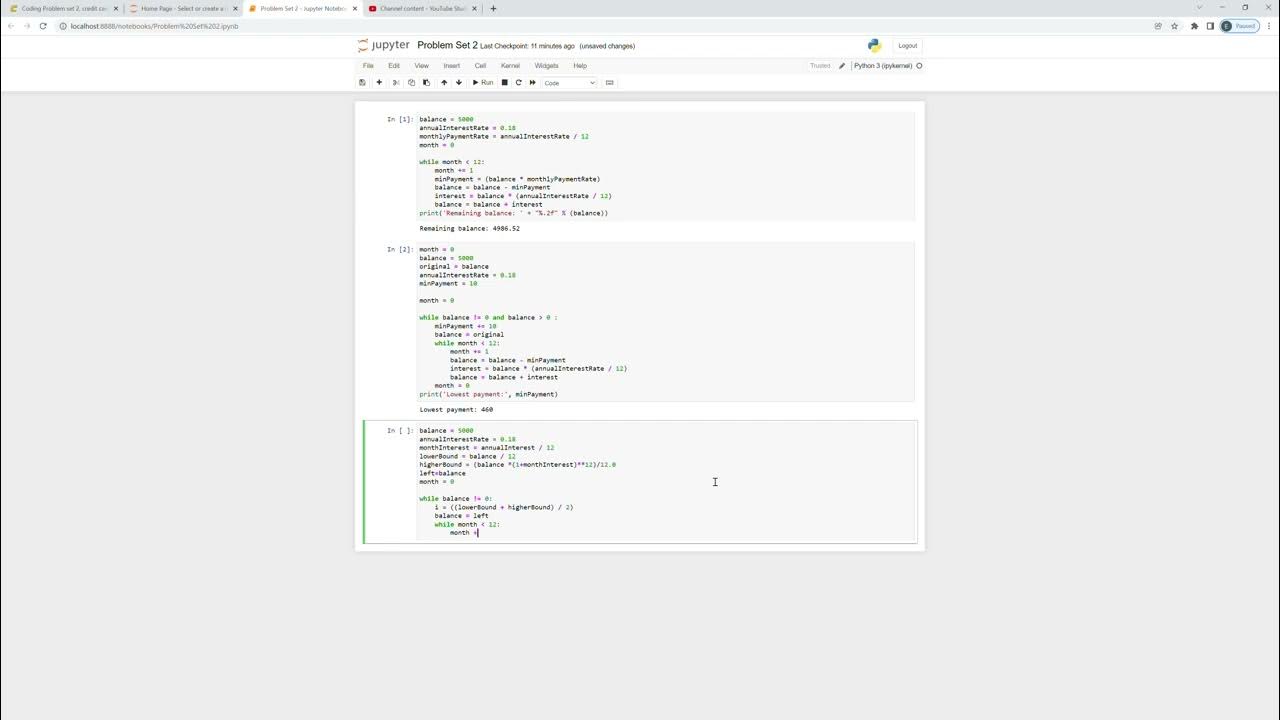 CPSC 2100 Problem Set 2 - YouTube