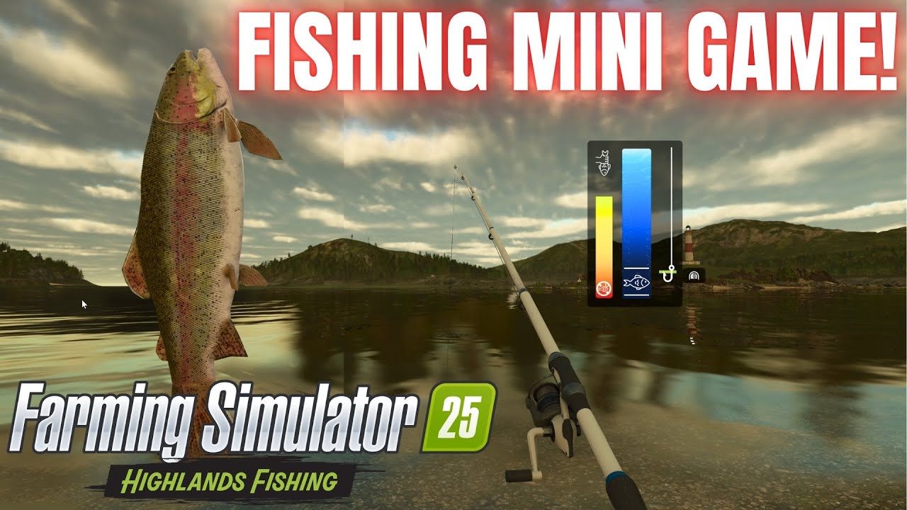 NEW FISHING MINI GAME! - Farming Simulator 25 - YouTube