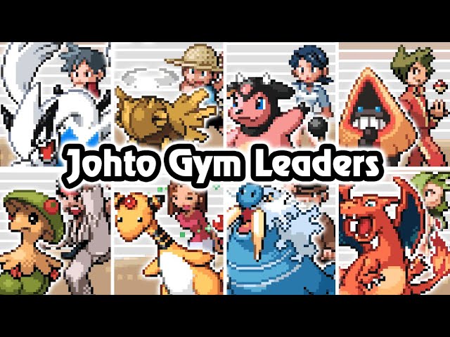 Pokemon Gym Leaders Kanto Sprites
