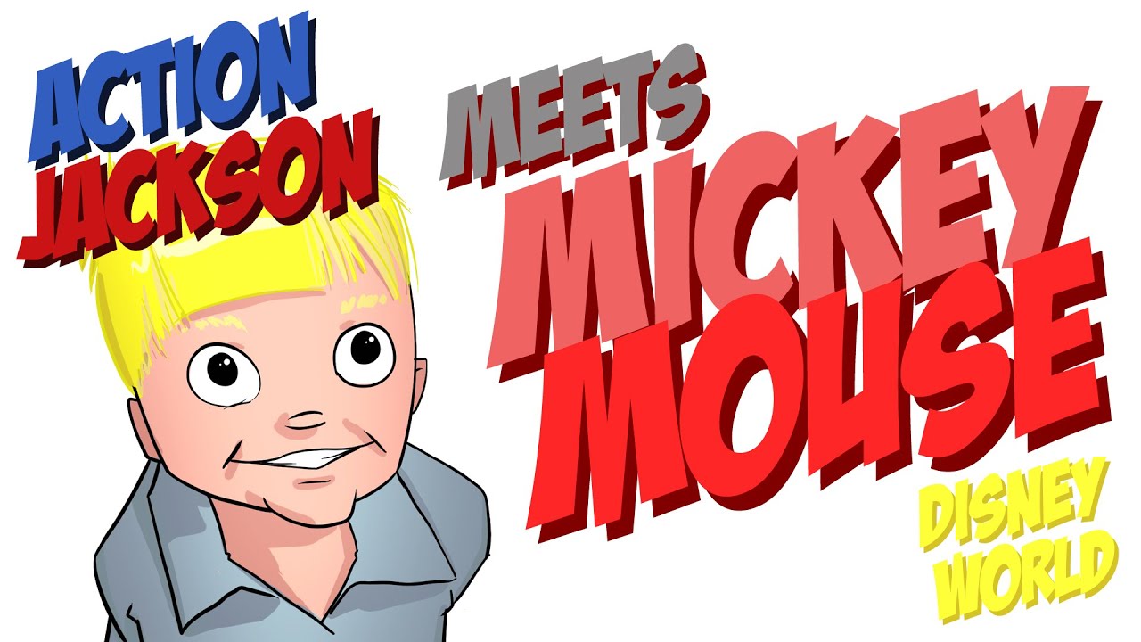 Action Jackson meets Mickey Mouse at Walt Disney World Orlando - YouTube