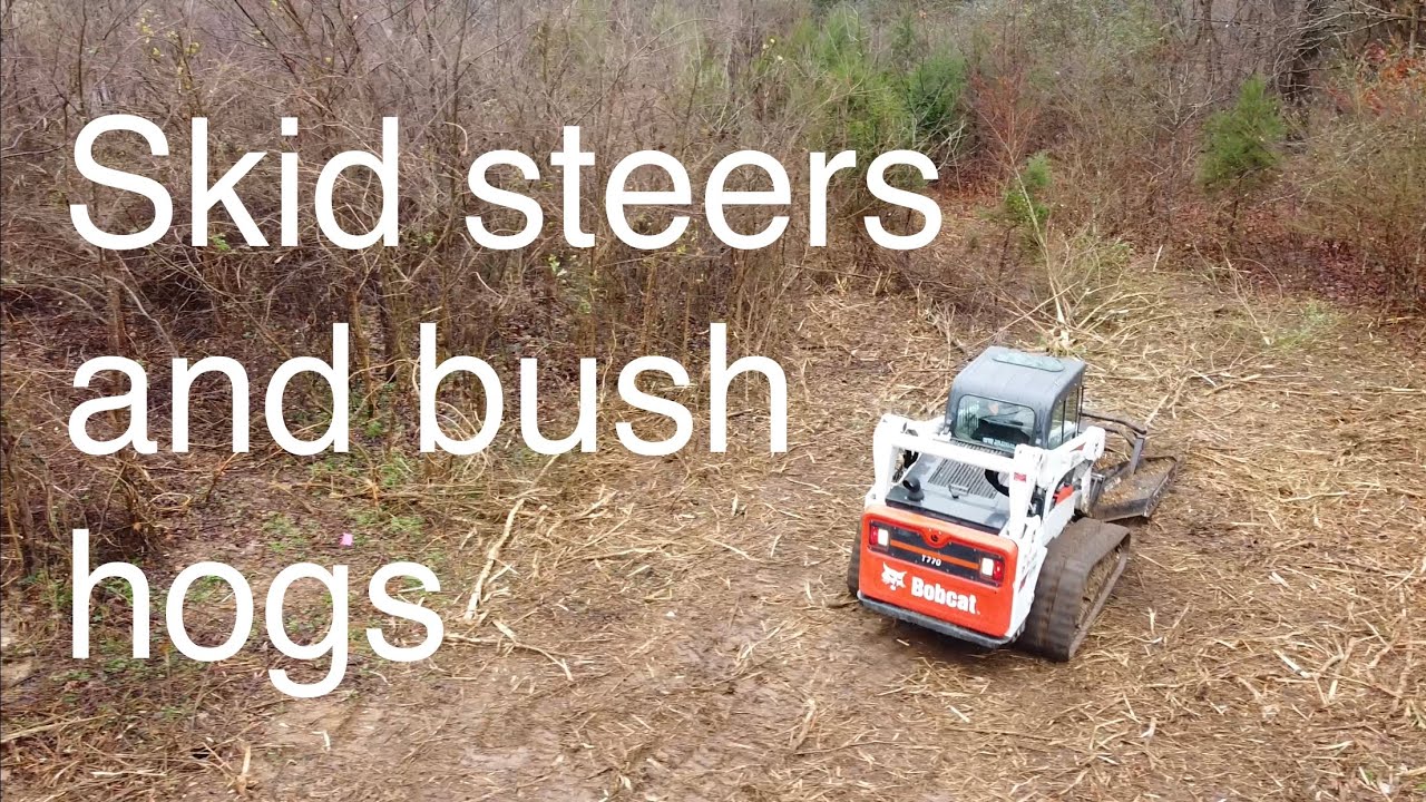 001 - Oddly Satisfying: Clearing brush. Prepping for Soil Test. Skid ...