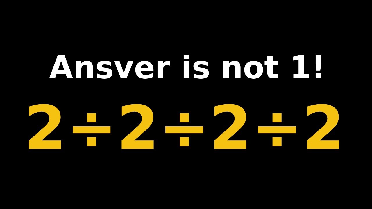 Only 1% Can Solve This Math Problem! - YouTube