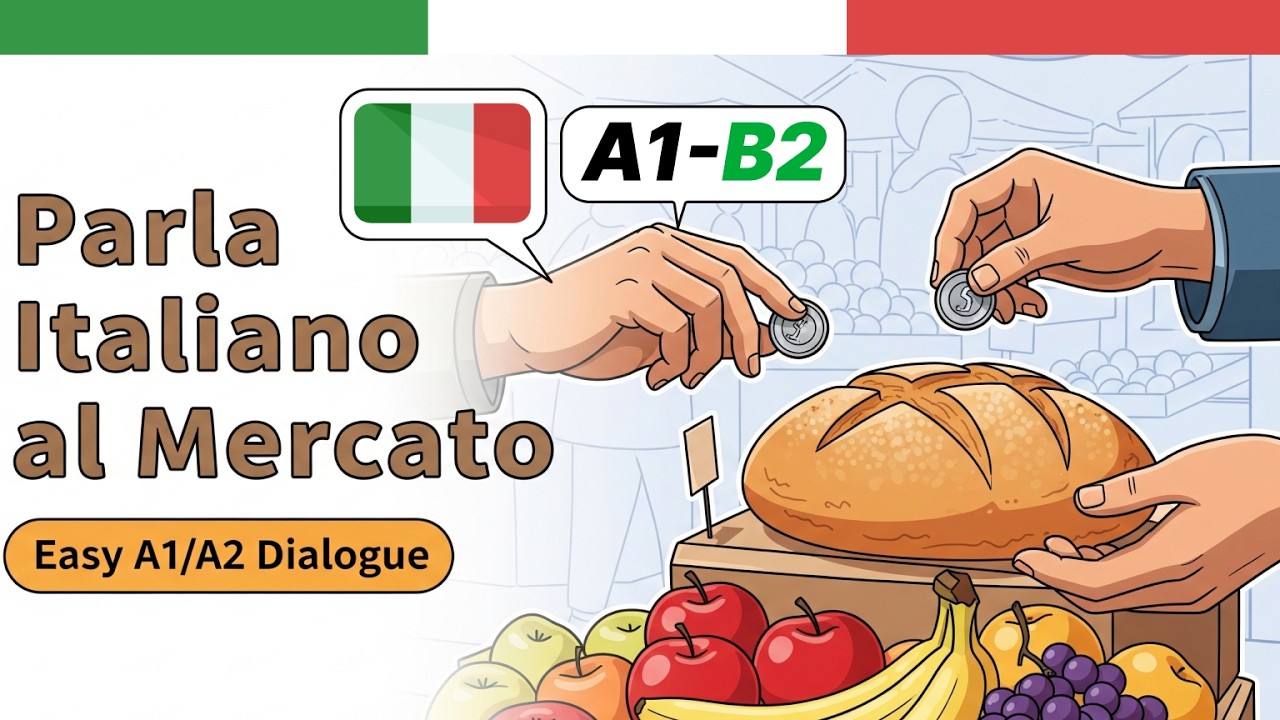 Easy Italian Dialogue A1/A2 | Asking about the price in Italian | Learn ...