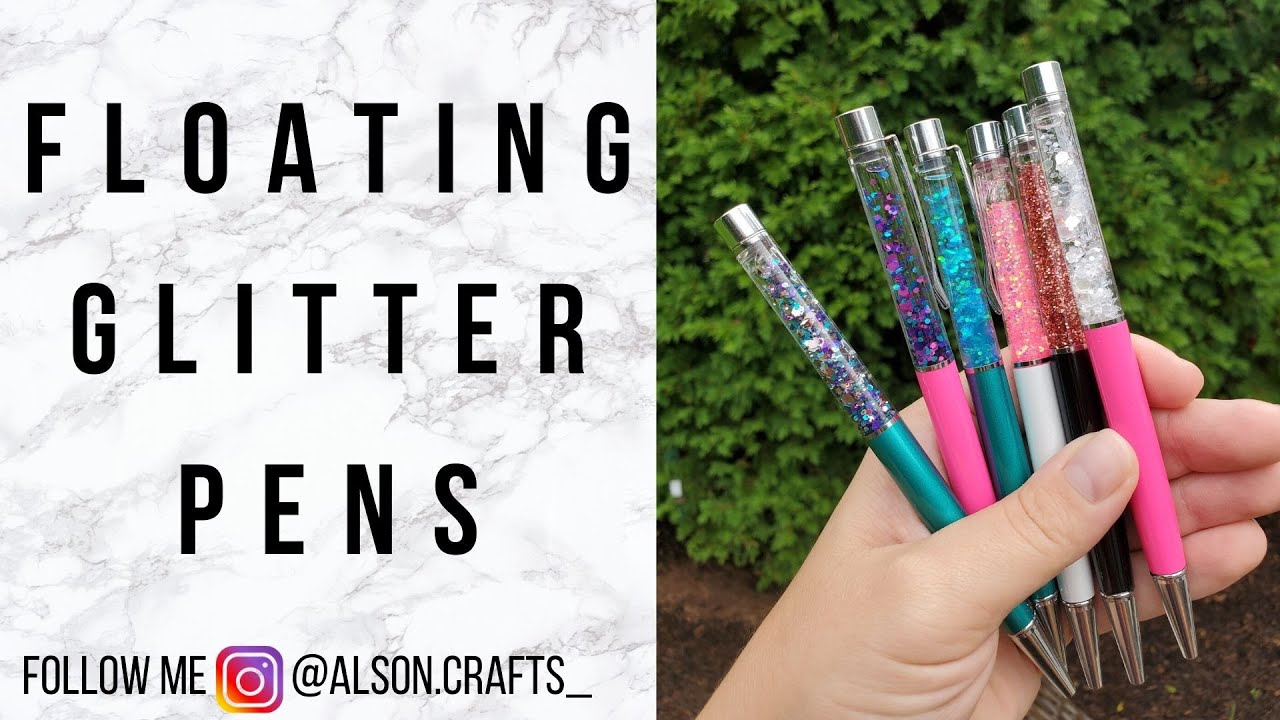 Floating Glitter Pen Tutorial Youtube