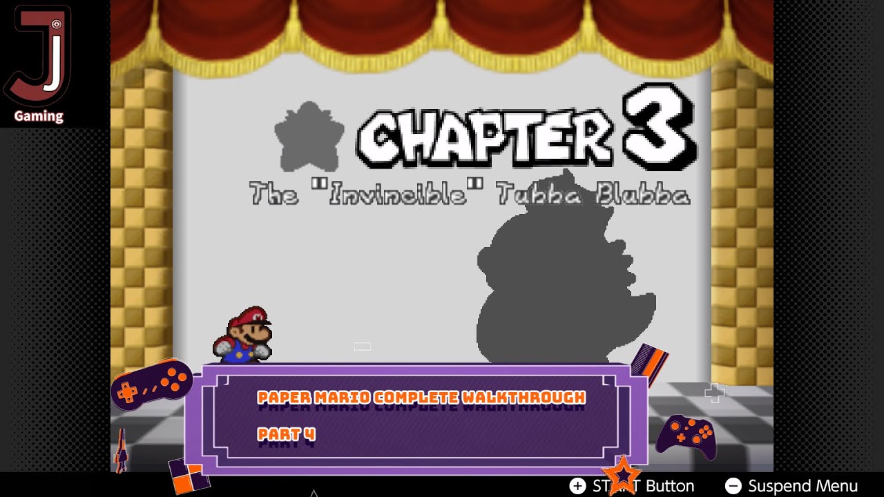 Paper Mario Complete walkthrough part 4- Chapter 3- The invincible ...