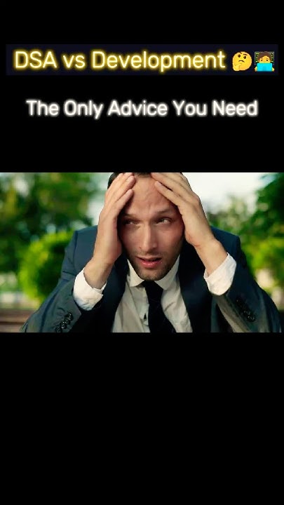 DSA vs Development: The Only Advice You’ll Ever Need! #softwareengineer ...