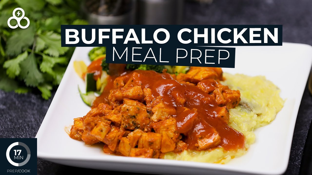 Buffalo Chicken Meal Prep Recipe - YouTube