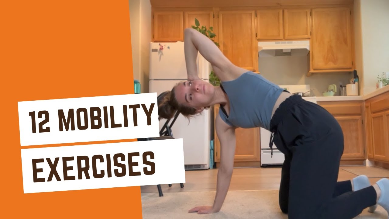 12 mobility exercises for beginner/intermediate level - YouTube