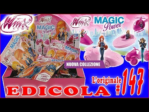 EDICOLA #147: WINX MAGIC POWER Pacco NUOVA COLLEZIONE con 10 bustine (Unboxing by Giulia Guerra)