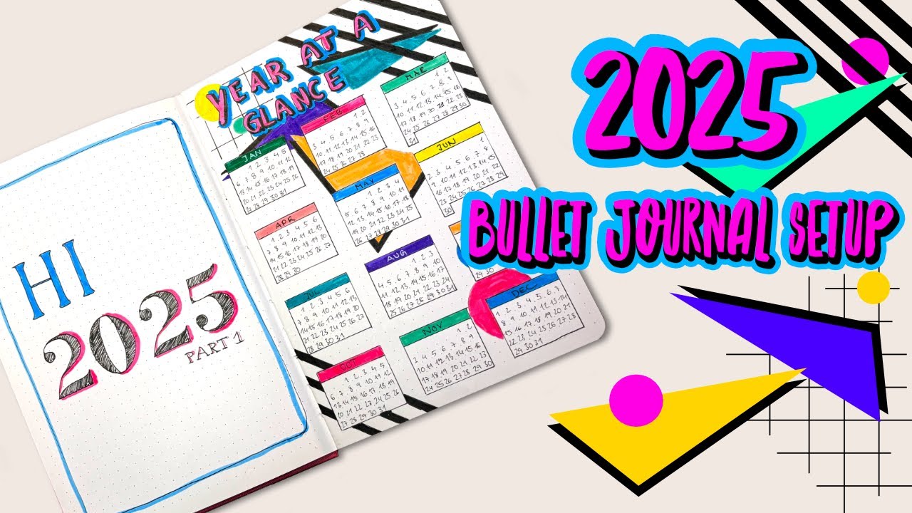 2025 Bullet Journal setup - YouTube