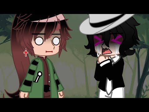 Muzan meets Tanjiro with long hair - not original - short