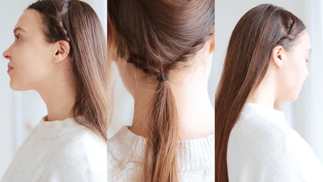 How To Do Braided Hairstyle At Home ️ Youtube