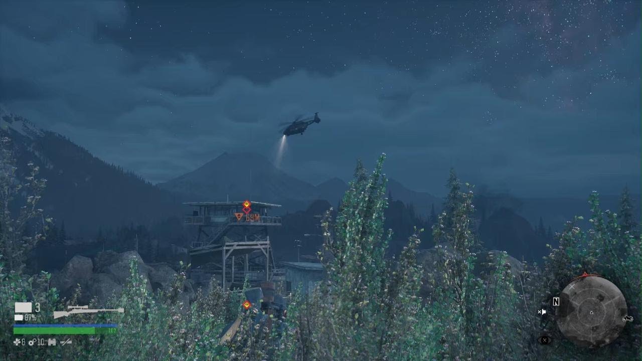 Nero Helicopter Buzzes Marauder Camp | DAYS GONE - YouTube