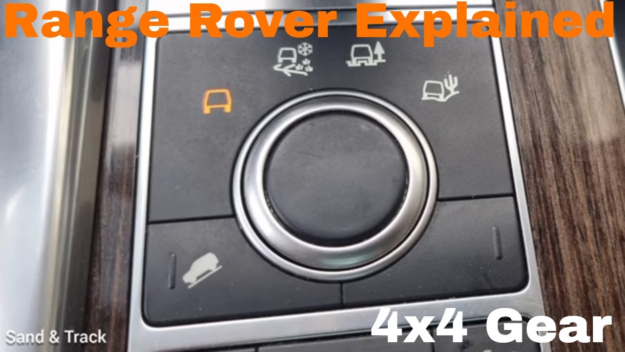 How to Use the Range Rover Sport 4x4 Gear System - YouTube