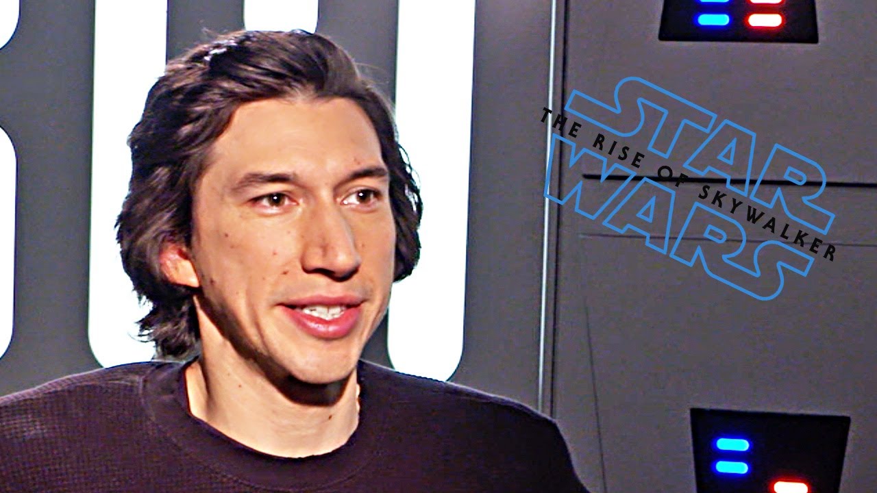 Star Wars 9 Adam Driver talks! (2019) The Rise of Skywalker - YouTube
