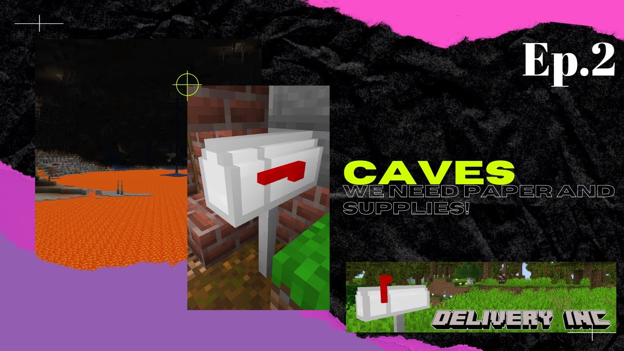 Delivery Inc. ~ Ep.2 ~ Mining is Definitely not Vanilla . ~ Minecraft 1 ...